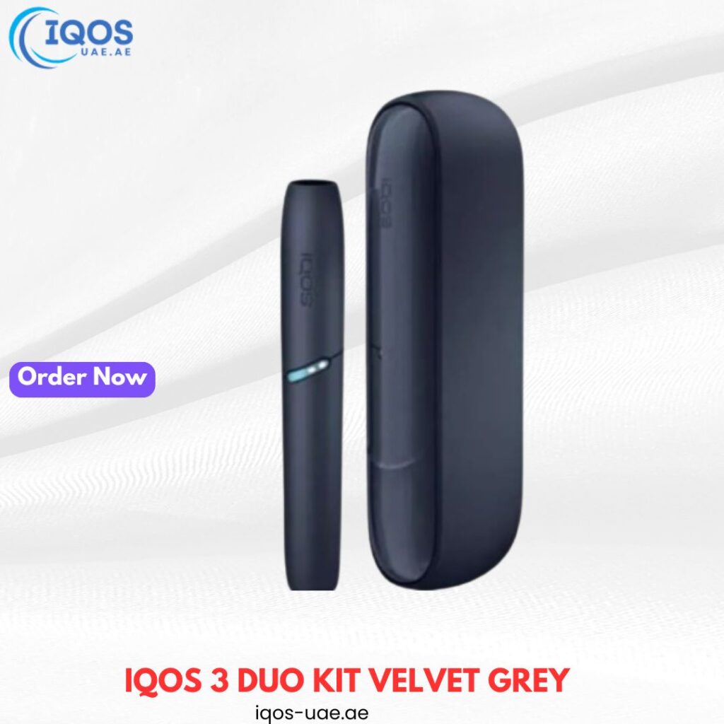 Iqos 3 Duo Kit Velvet Grey in Dubai Abu Dhabi UAE